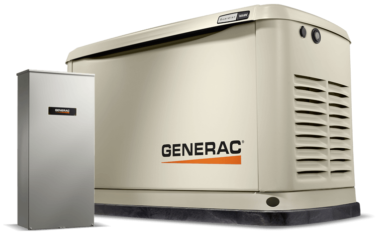 Generac 7224 14KW Guardian Generator with Wi-Fi & 100 Amp 16-circuit T ...